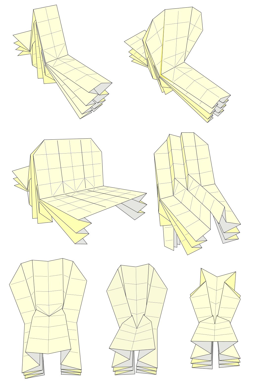 Walking in the rain - analysis | Abrashi Origami School
