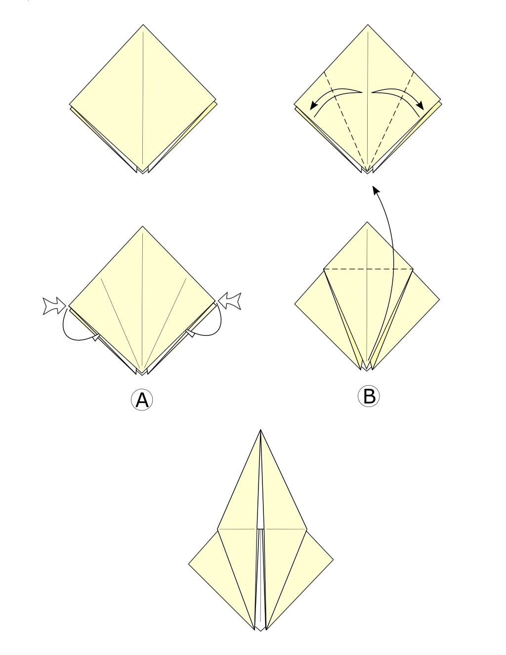 What is origami Petal fold | Abrashi Origami School