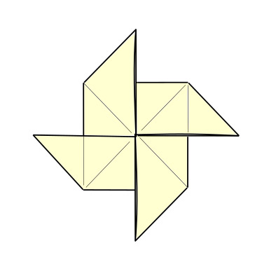 Traditional Windmill base | Abrashi Origami School